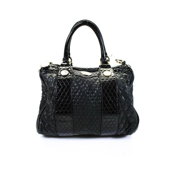 Jill Stuart | Bags | Jill Stuart Womens Quilted Patent Leather Zip Top ...